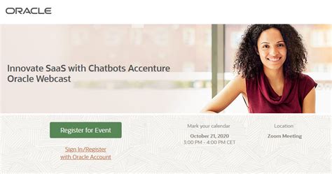 innovate saas with chatbots accenture oracle webcast october 21st 2020