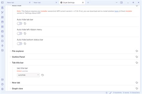 Tab Title Bar Fixed Obsidian Default Is Not Working · Issue 37 · Akifyssobsidian Border