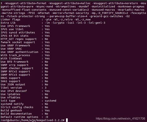 Ubuntu安装keepalivedubuntu22离线安装keepalive Csdn博客