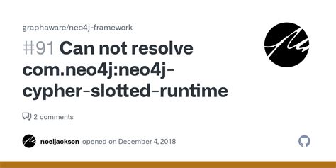 can not resolve com neo4j neo4j cypher slotted runtime · issue 91