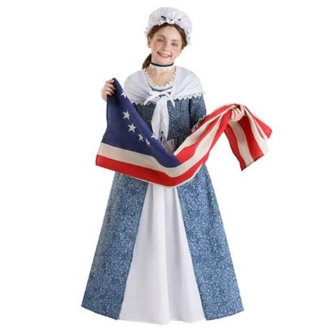 Betsy Ross Girls Costume Masquerade And Cosplay Costumes Unleash