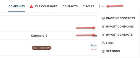crm importing and exporting contacts and companies suitedash support
