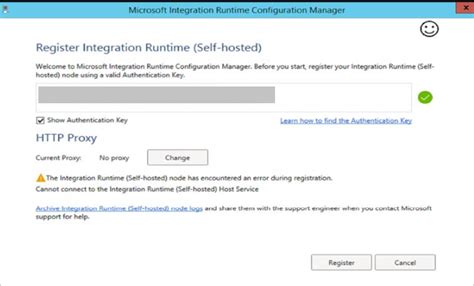 Troubleshoot Self Hosted Integration Runtime Azure Data Factory Azure Synapse Microsoft Learn