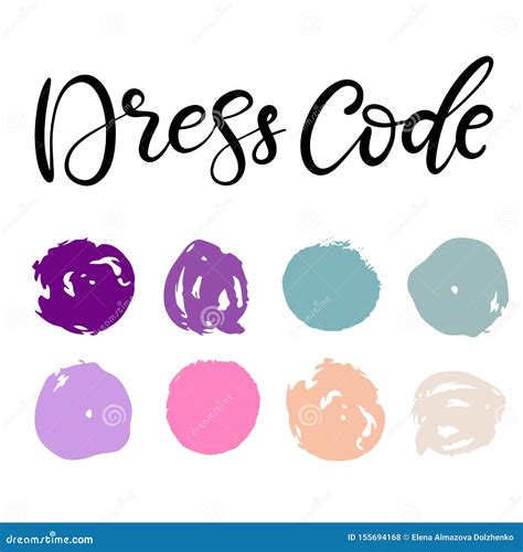 Dress Code Wedding Attire Invitation Wedding