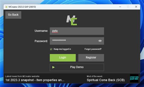 Mcreator 2023 3 Account Login R Mcreatorredesign