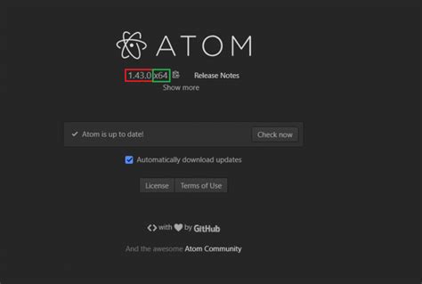 atom find version installed digi dank