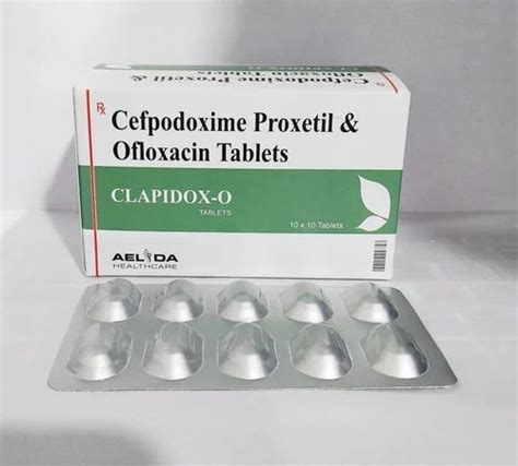 Cefpodoxime Proxetil Ofloxacin Tablets At Rs 700 Box Cefpodoxime Proxetil And Potassium