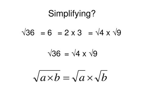 Ppt Simplifying Surds Powerpoint Presentation Free Download Id 5340150