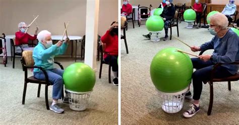 Drum Exercise Class At Senior Living Facility Goes Viral Faithpot