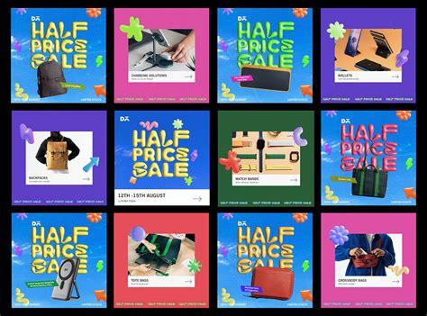 Half Price Sale Daily Objects Behance