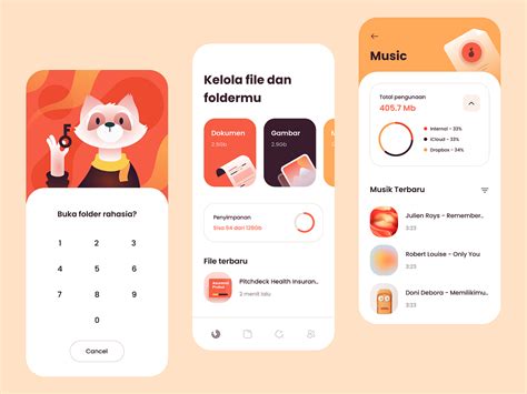 file manager app by ghani pradita for paperpillar on dribbble