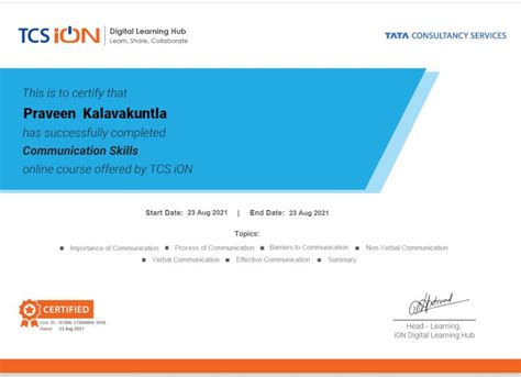 praveen kalavakuntla on linkedin communicationskills tcs