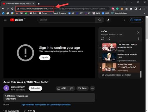 How To Watch Age Restricted YouTube Videos Without Logging In Computer