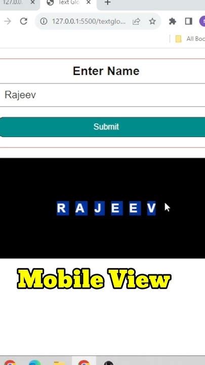 Creating A Glowing Text Effect With Html Css And Javascript