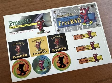 Nixcraft Someone Found Old Freebsd Sticker Pack Unix Facebook