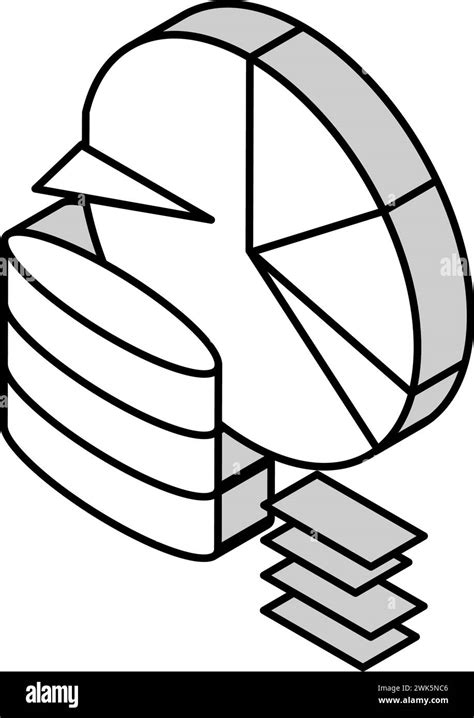 Visualization Digital Processing Isometric Icon Vector Illustration Stock Vector Image And Art Alamy