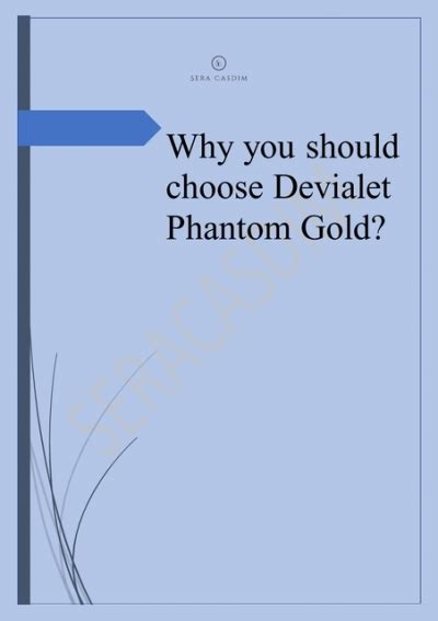 Why You Should Choose Devialet Phantom Gold