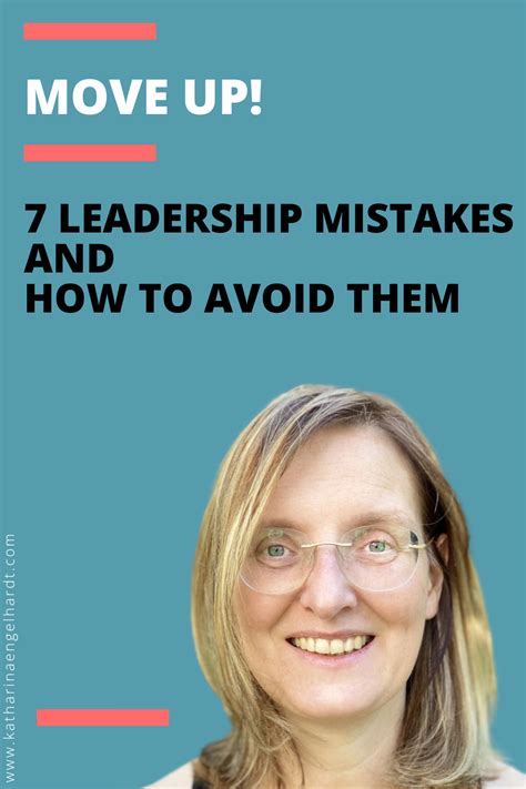 7 Leadership Mistakes and How to Avoid Them — Katharina Engelhardt I ...