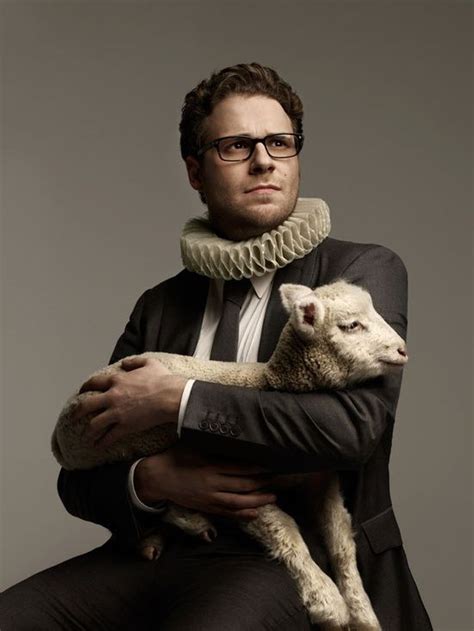 Seth Rogan With Lamb Seth Rogen Seth Rogan Seth