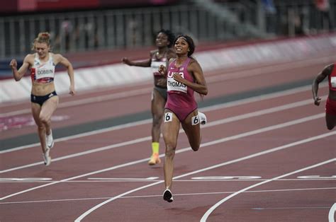 Gabby Thomas Advances To 200m Final At 2021 Olympics Popsugar Fitness