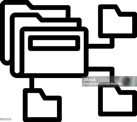 Folder Hierarchy Stock Illustration Download Image Now Horizontal