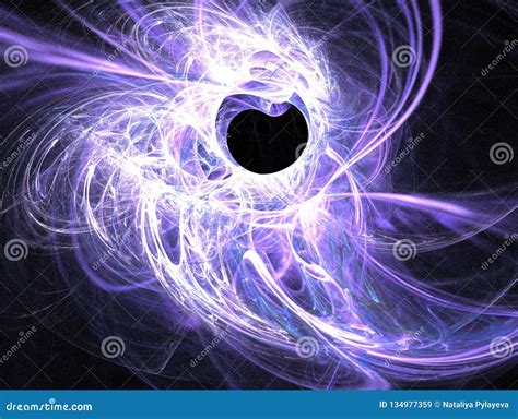 Abstract Figure Composition Of Color Intersecting Lines On A Black Background Fractal For