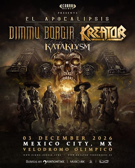 Inicia La Venta General Para Dimmu Borgir Kreator Y Kataklysm En Cdmx
