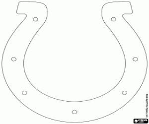 Free A Horseshoe Indianapolis Colts Logo American Football Team In