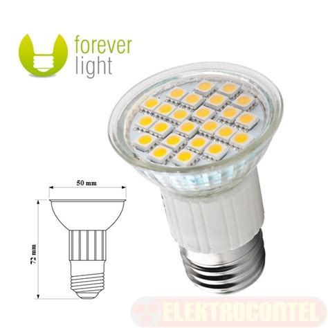 Żarówka Reflektorowa Jdr Led 5w E27 230v 370lm 120st Ciepła Elektrocontel