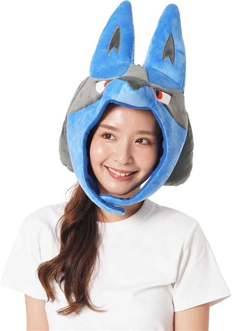 Sazac Blue Lucario Pokemon Hat Costume For Adults India Ubuy