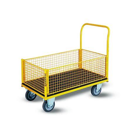Wózki Platformowe Osiatkowane Wózki Transportowe Koszowe Do 600kg