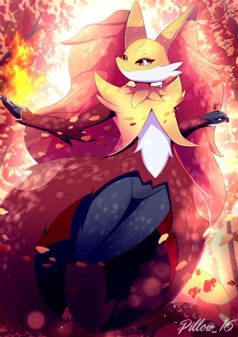 Delphox By Pilowpilow On Deviantart