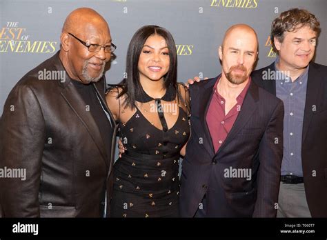 New York Usa 17th Mar 2019 Bill Riddick Taraji P Henson Sam Rockwell Robin Bissell At
