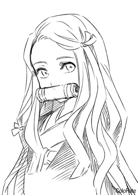 Раскраски из аниме Клинок рассекающий демонов распечатать