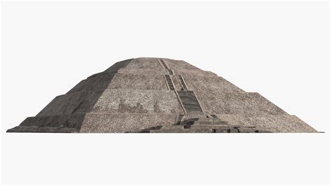 Teotihuacan Pyramid Of The Sun 3d Model Turbosquid 2051162