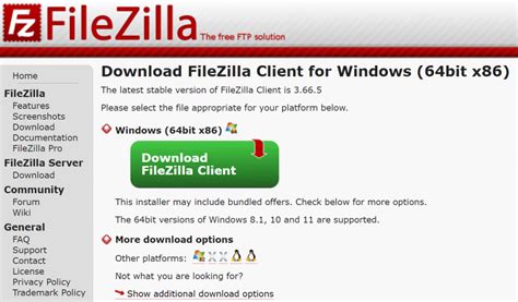 how to use filezilla to connect to ftp