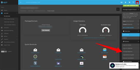 How To Reset Cpanel Whm Password Via Liquidwebspace Client Area