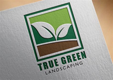 Yard Care Logo Design Landscaping Logo Lawn Care Grass Leaf