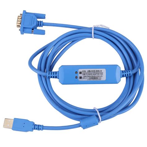 1pc 3meter Blue Plc Programming Adapter Cable For Grandado