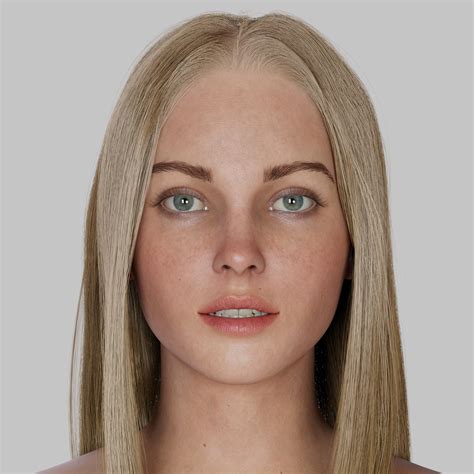 Rigged Face 3d Model Free Rigged 3d Face Models Iusj