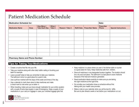Medication Log Printable Medication Tracker Medication Chart Daily