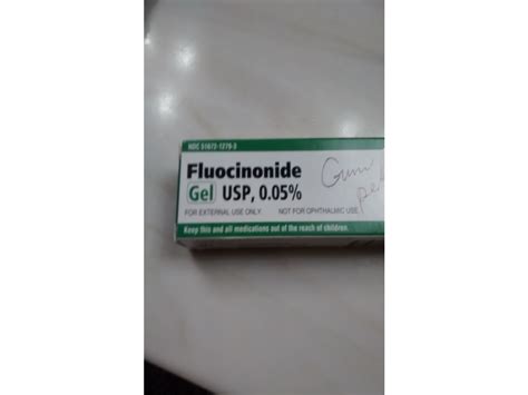 Fluocinonide Gel Usp 005 Rx 60 Gm Taro Pharmaceuticals