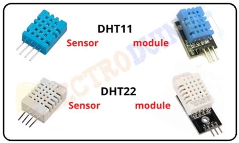 dht11 dht22 temperature and humidity sensor module