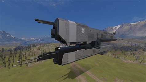 frigate is up on the content browser 4 prefabs each sectioned