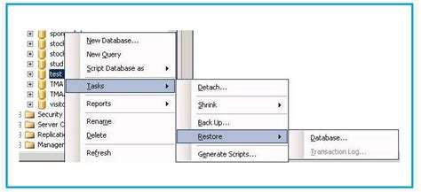 Steps To Restore MS SQL Server Database Backup File Web Hosting FAQs By MilesWeb