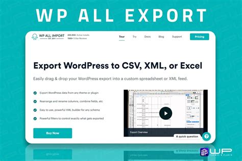 Wp All Export Pro 95 Off Limited Time Offer