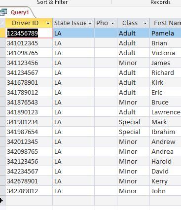 Solved In An Update Query In Access Set The Criteria Chegg