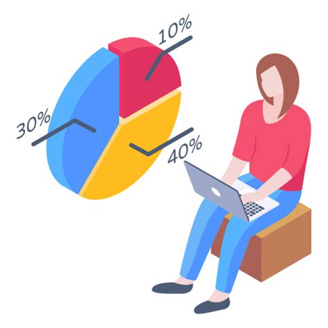 Pie Chart Generic Isometric Icon