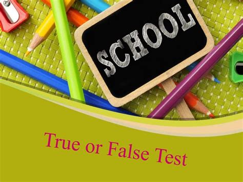 True Or False Pptx