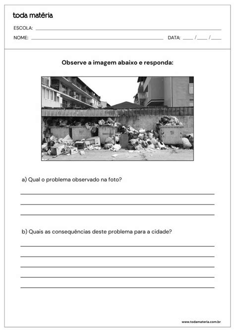 Atividades De Geografia Do 3º Ano Do Ensino Fundamental Para Imprimir